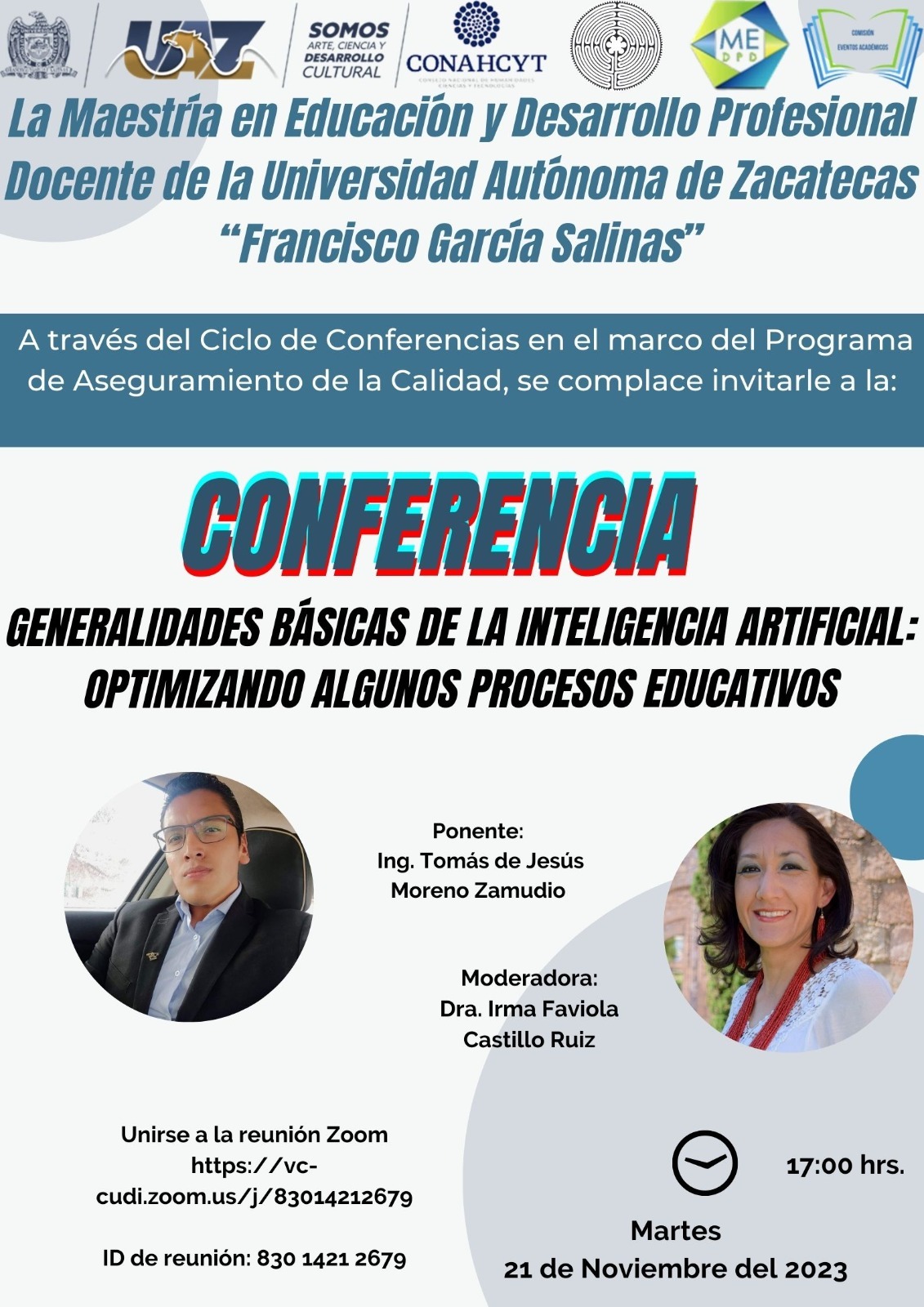 Difusión – Maestría en Educación y Desarrollo Profesional Docente